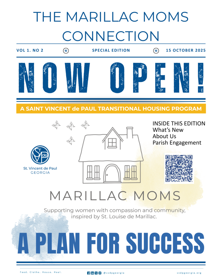 Marillac Moms a SVdP Georgia Transitional Home – Transfiguration